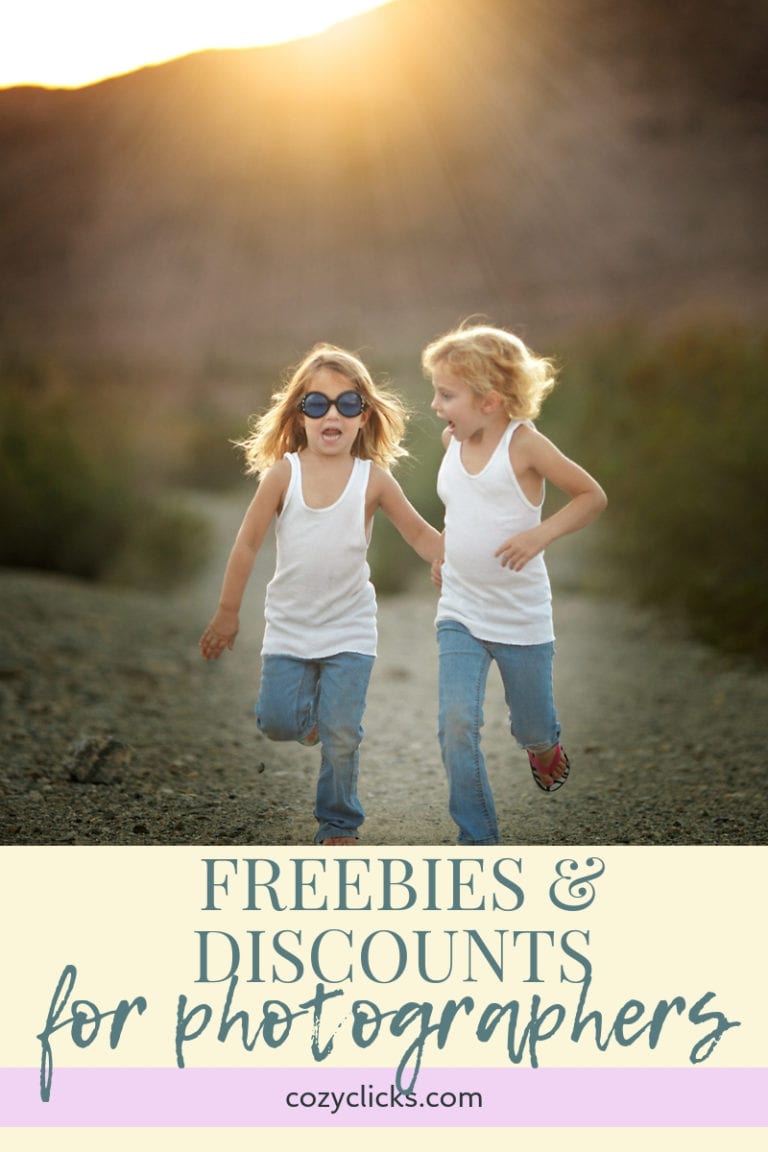 FREEBIES + Discounts & Sweet Deals For Photographers!