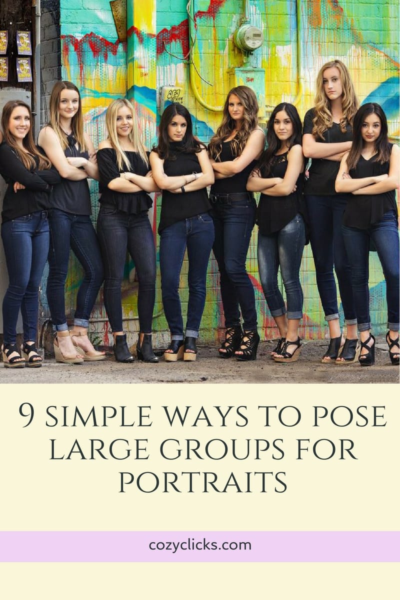 9 simple ways to pose large groups for portraits - Phoenix Area Family ...