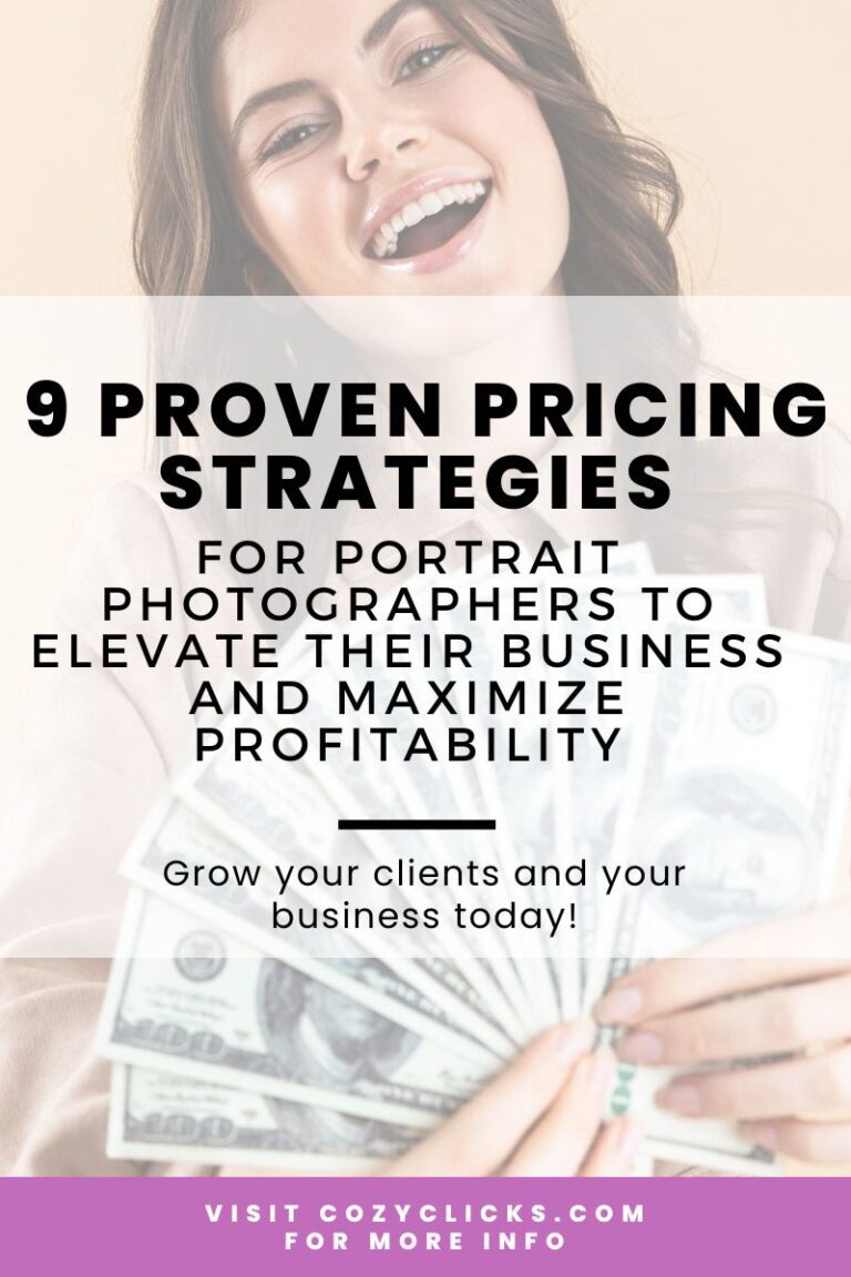 The Art of Pricing: 9 Proven Strategies for Portrait Photographers to ...